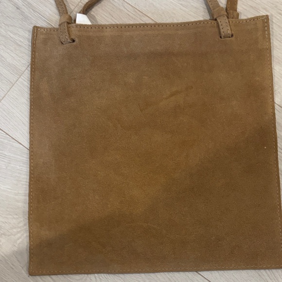 Zara | Accessories | Zara Tan Suede Tote Bag | Poshmark